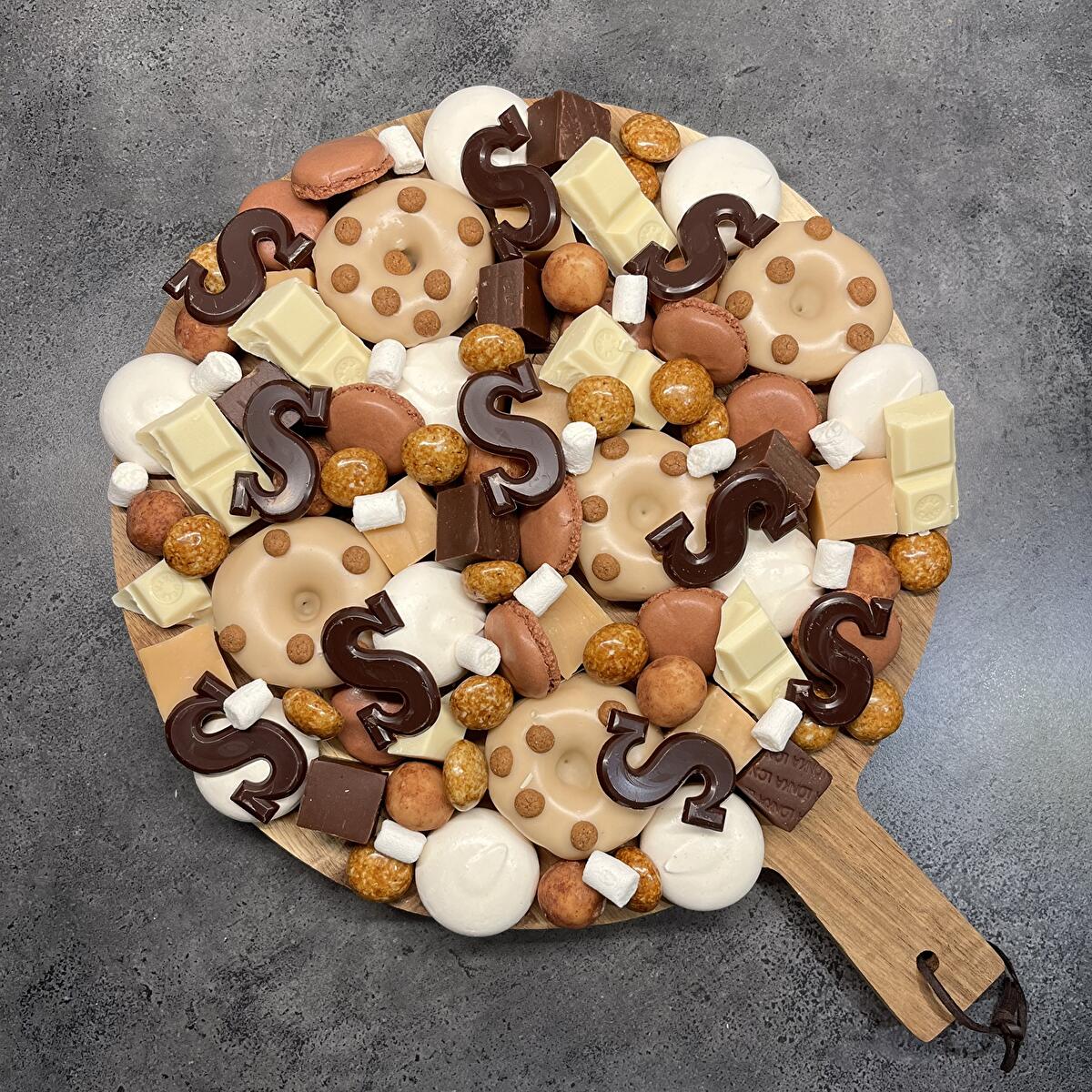 Zoete Sinterklaas borrelplank - Op een plankje